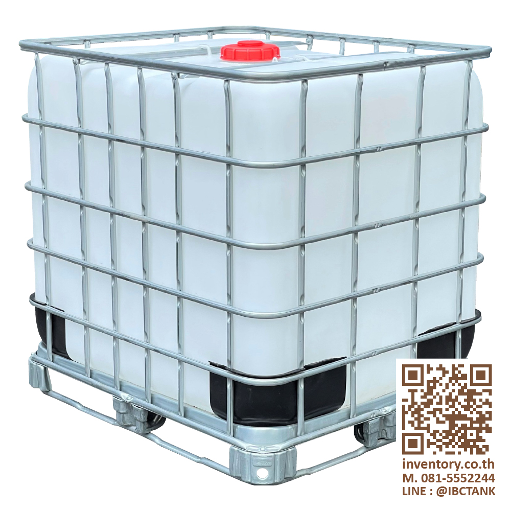 IBC 1000 Liter. ถัง 1000 ลิตร มือสอง เกรด A (ถังบรรจุสารเคมี) ถังเบ๊าท์ ...
